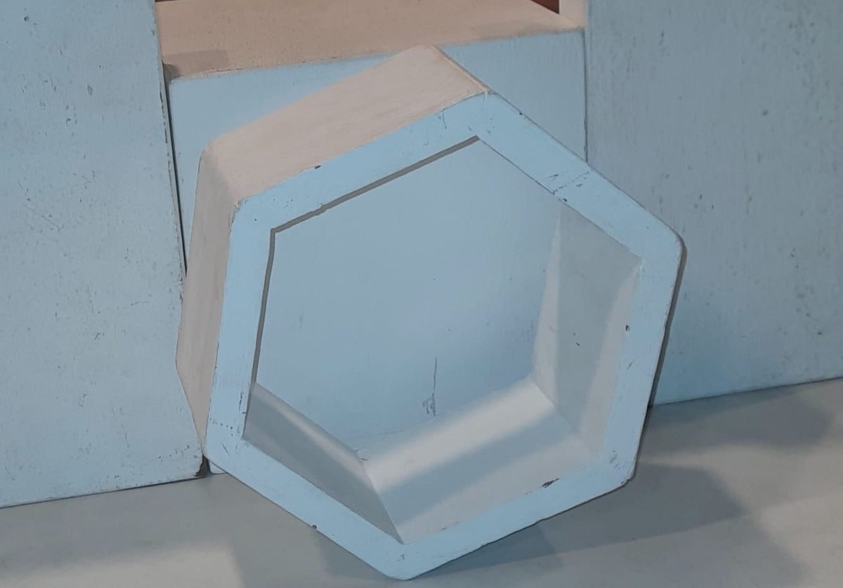 Rental - Hexagon Hole Shape Box – Madras Prop Store Rentals