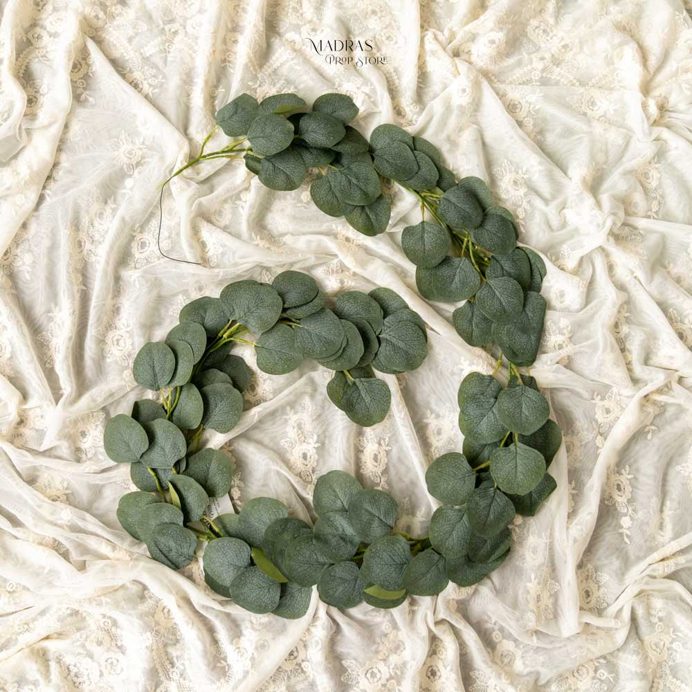 Rental - Rustic Green Draper 6 Feet – Madras Prop Store Rentals