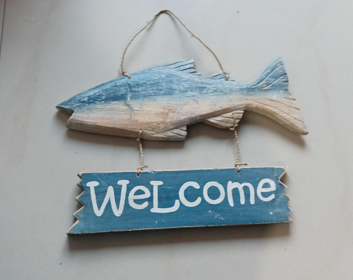 Rental - Fish Welcome Hanging – Madras Prop Store Rentals