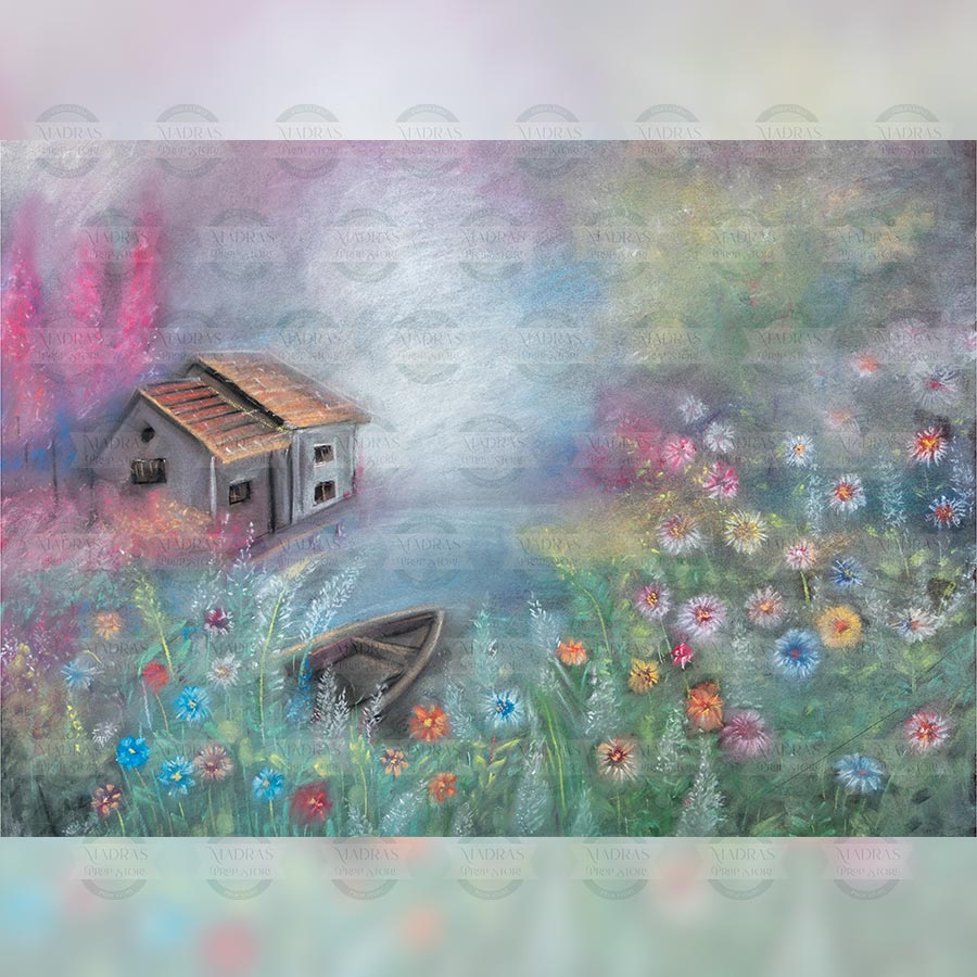 Once Upon a Time - Baby Printed Backdrop – Madras Prop Store Rentals