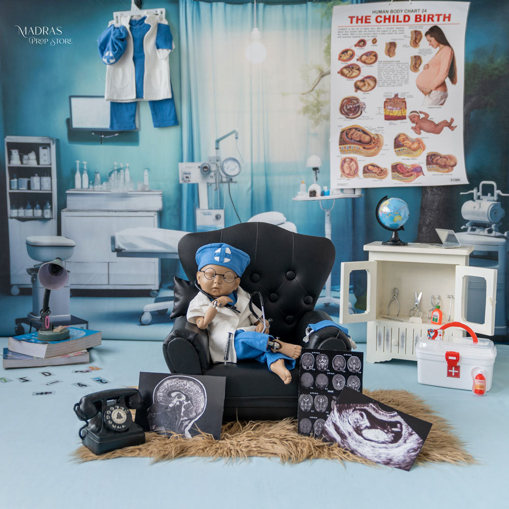 Setup No 62 | Busy Doctor theme – Madras Prop Store Rentals